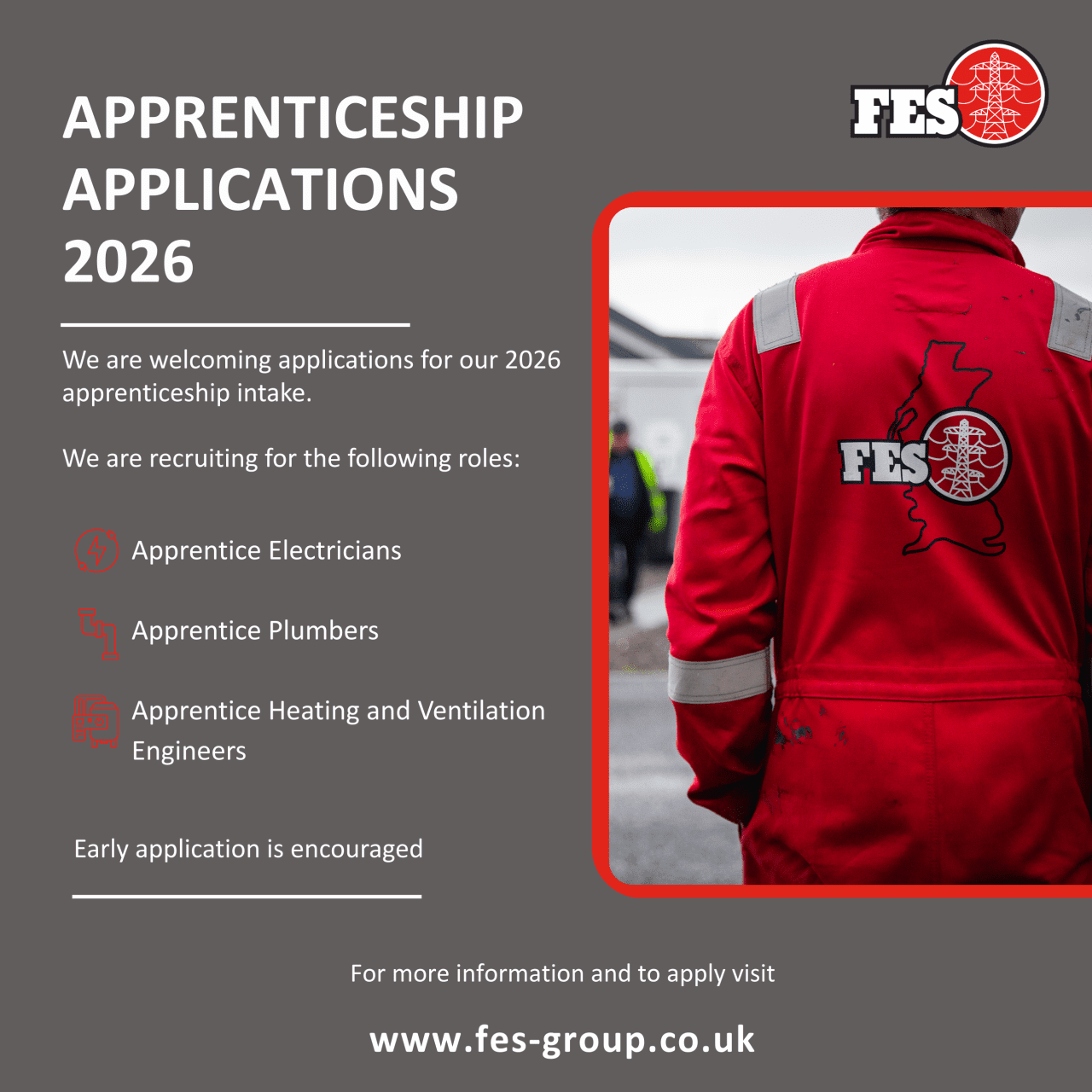 Apprenticeship Applications 2026 - FES Group Ltd
